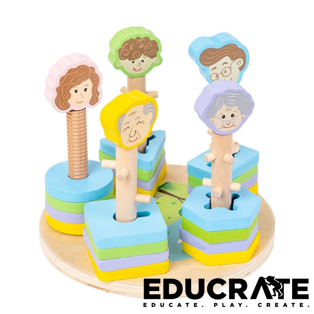 EducratePh Five Post Clever design Geometric Column Blocks Shape Sorter ...