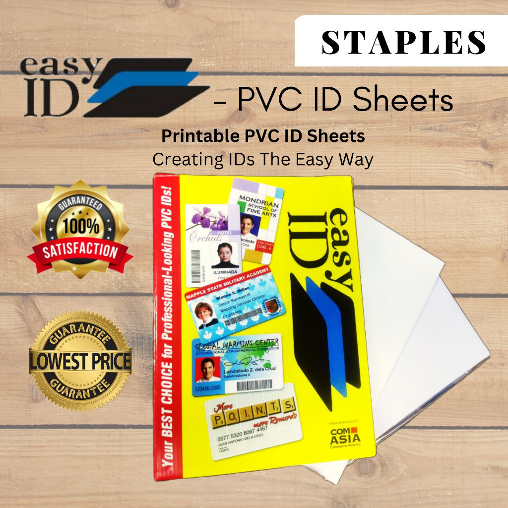Easy ID PVC Sheet Film, A4 Size | Shopee Philippines