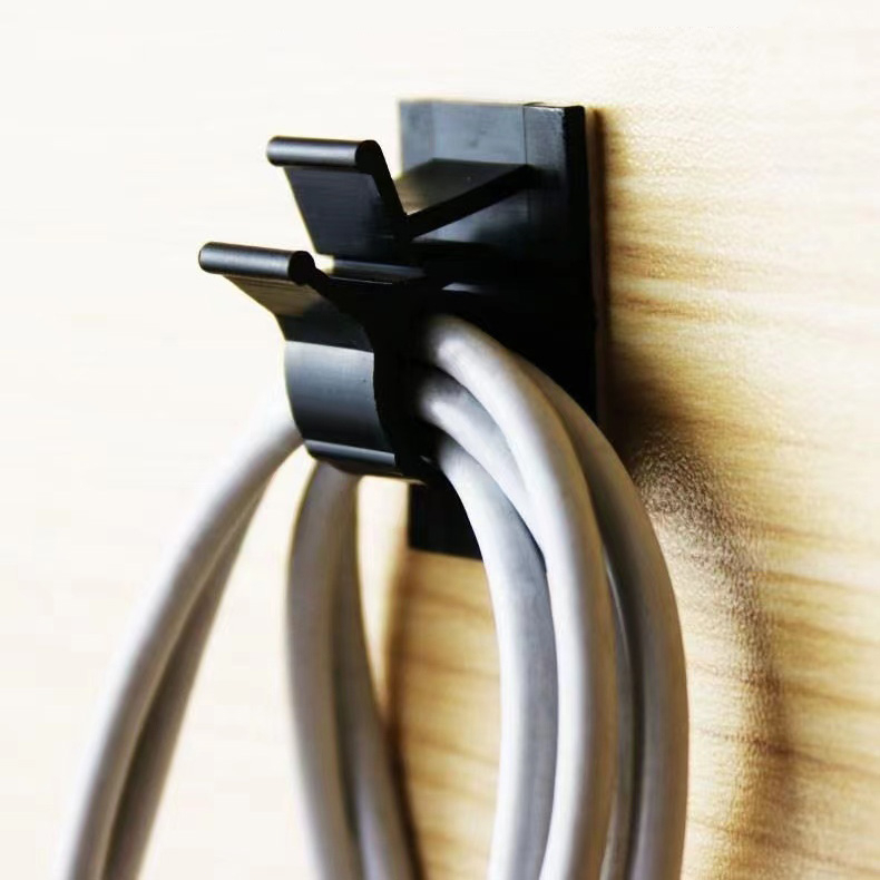 AshleyShop Self-adhesive Two-section Cable Clamp,djustable Cable Clamp ...