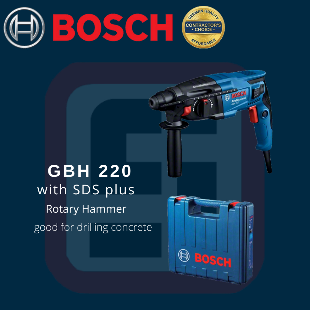 Bosch GBH 220 Professional Rotary Hammer Drill | Shopee Philippines