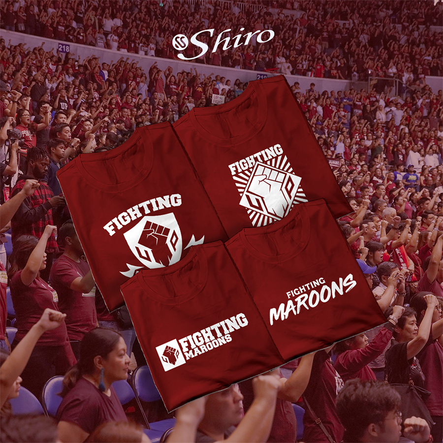 UAAP Design Tshirt UP Fighting Maroons Design Cotton Roundneck | Shopee ...