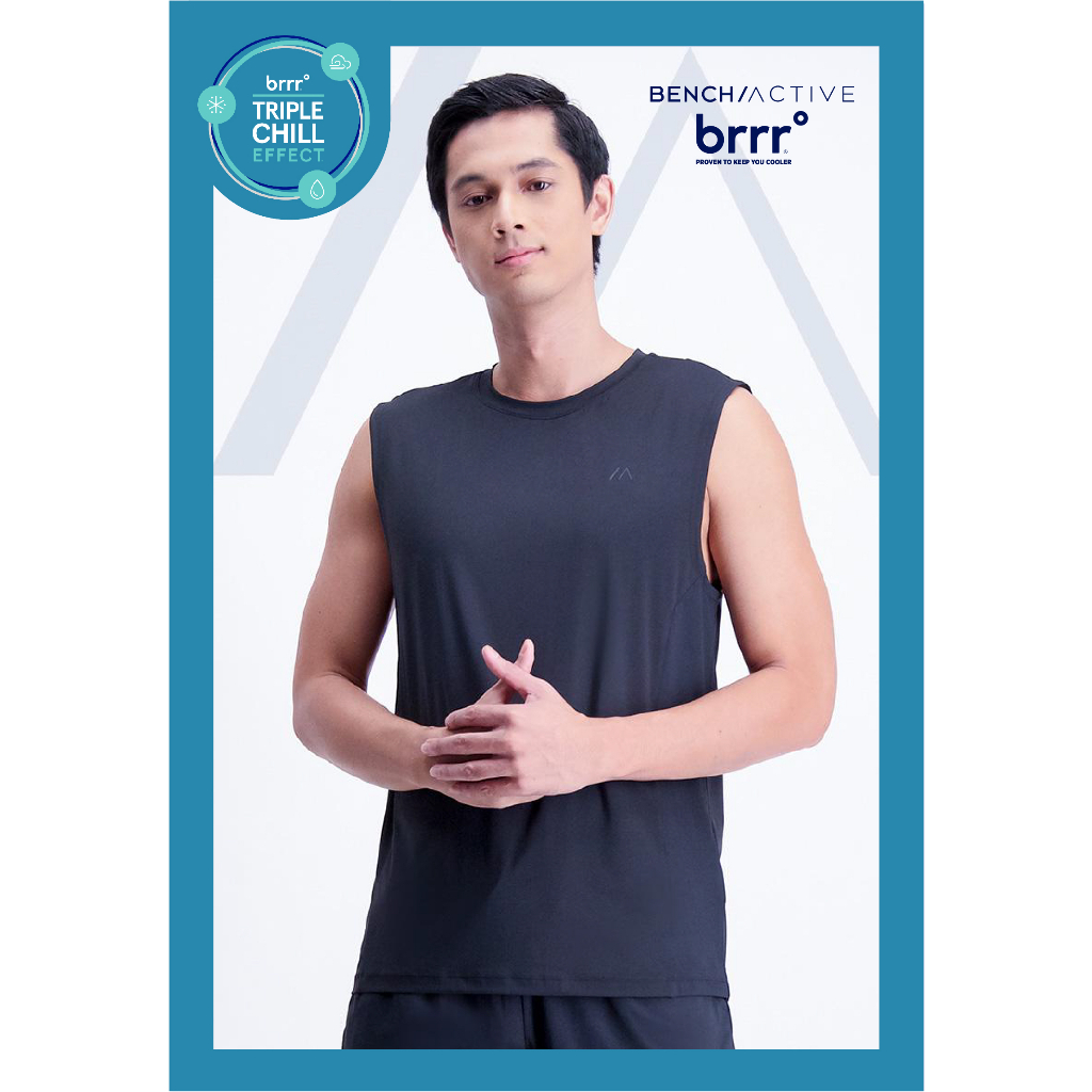 BTA0016 - BENCH/ Active BRRR Men's Muscle Tee | Shopee Philippines