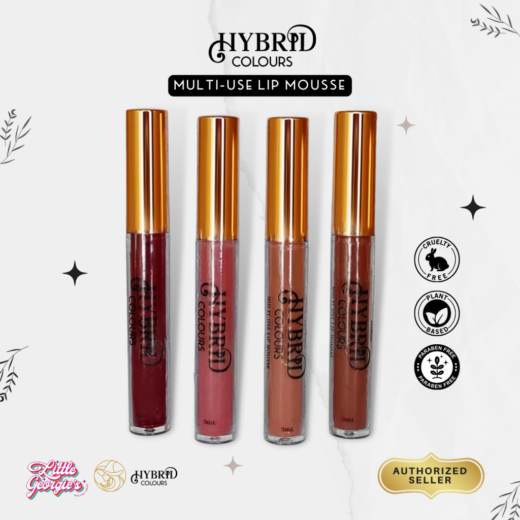 Hybrid Colours Cosmetics Multi-use Lip Mousse 4ml [Velvet Matte, Multi ...