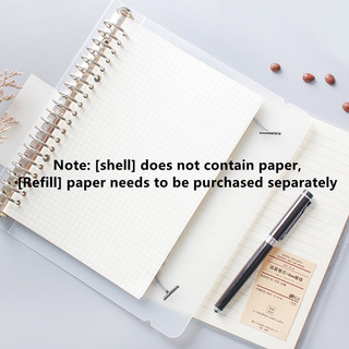 A5/B5 Loose Leaf Refillable Binder Notebook Replacable Metal Ring ...