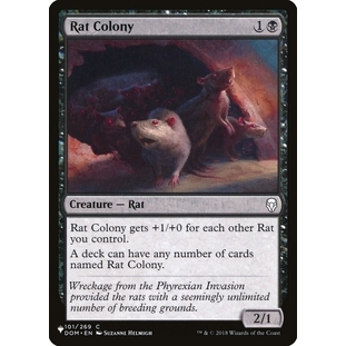 Magic the Gathering Rat Colony The List | Shopee Philippines
