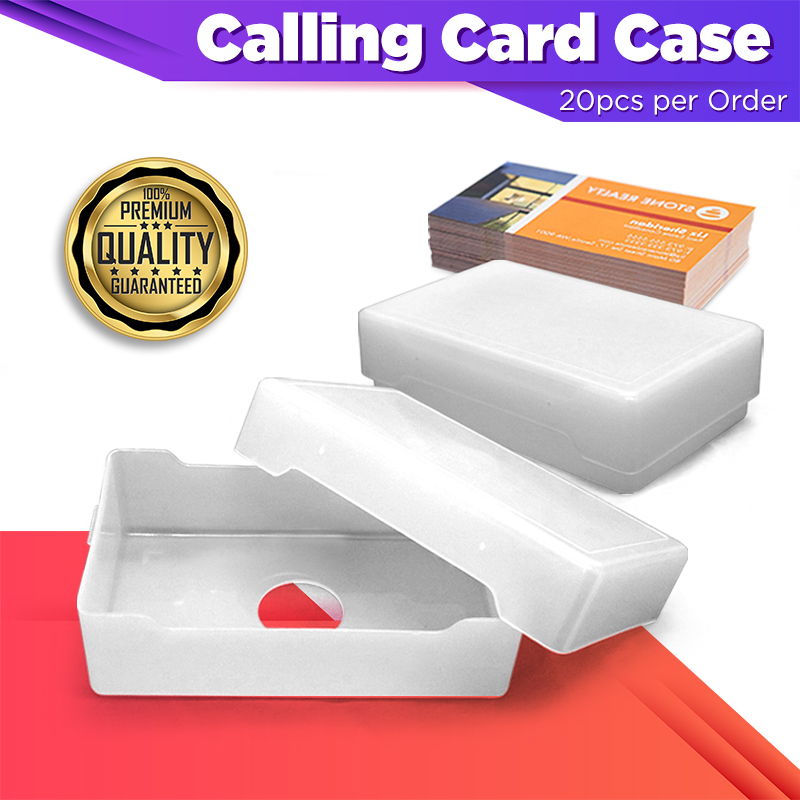 (20pcs) Calling Card Case for Card Stocks / Calling Card box ...
