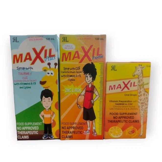 Maxil Plus / Maxil Forte Syrup(1-9) /Maxil Plus Oral Drops(6months-1yr ...