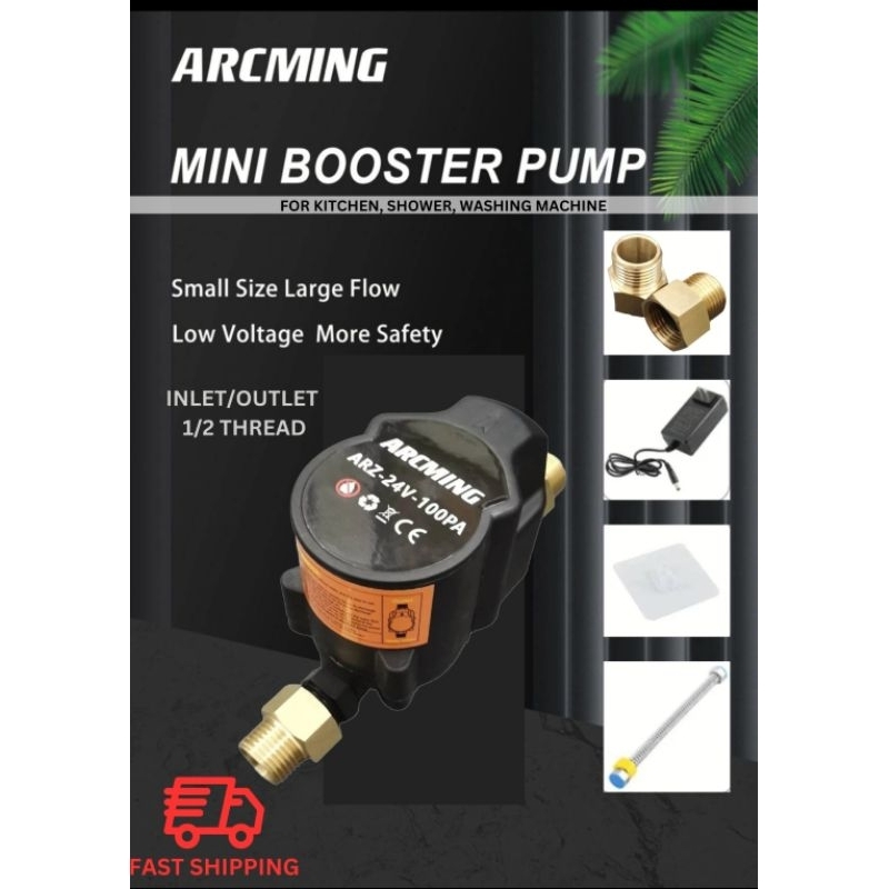 automatic mini booster pump 24v/dc 100PA brushless motor | Shopee ...