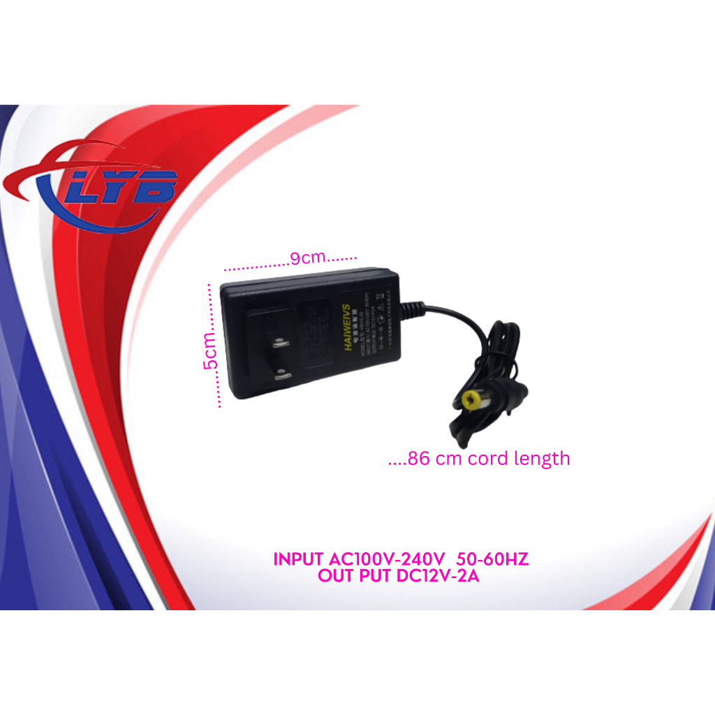 AC/DC High quality Supply DC 12V-1A/12V-2A/12V-3A PROGRAM AC 100-240V ...