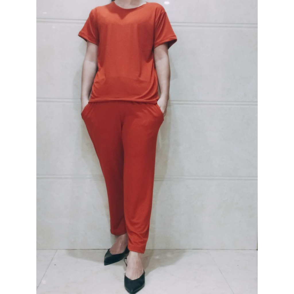 PLAIN TERNO PAJAMA WITH 2POCKET FOR ADULT(FIT UP TO LARGE) | Shopee ...