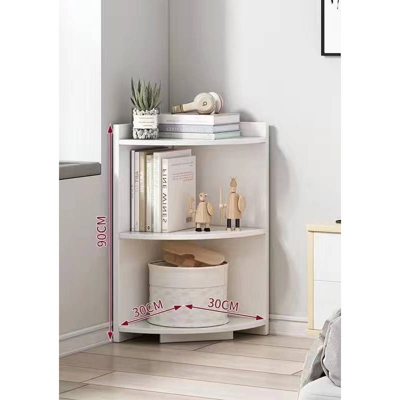 Nordic style corner cabinet multi-storey bookshelf multi-storey ...
