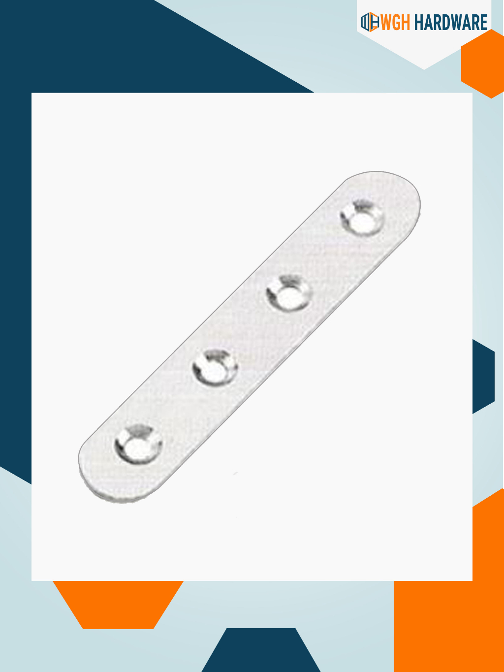 WGH 10pcs Stainless Flat Bracket 5-15 2mm Thick L Bracket Corner Brace ...