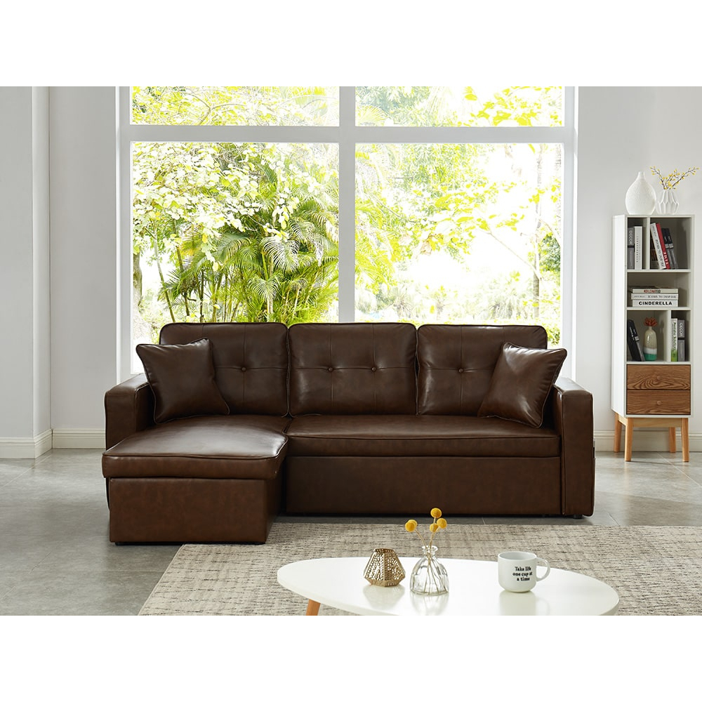 Homemaker Funiture New Aspen Sofa Bed Synthetic Leather | Shopee Philippines