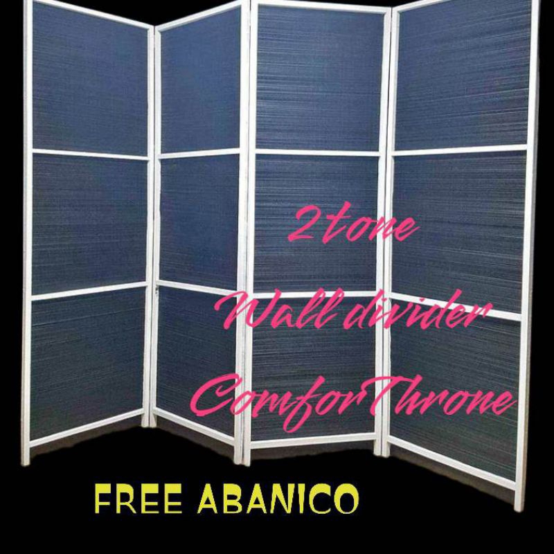 DIVIDER MOVEABLE with WHEELS/ROOM SHADES/PARTITION BIG/4PANELS 6FT H ...