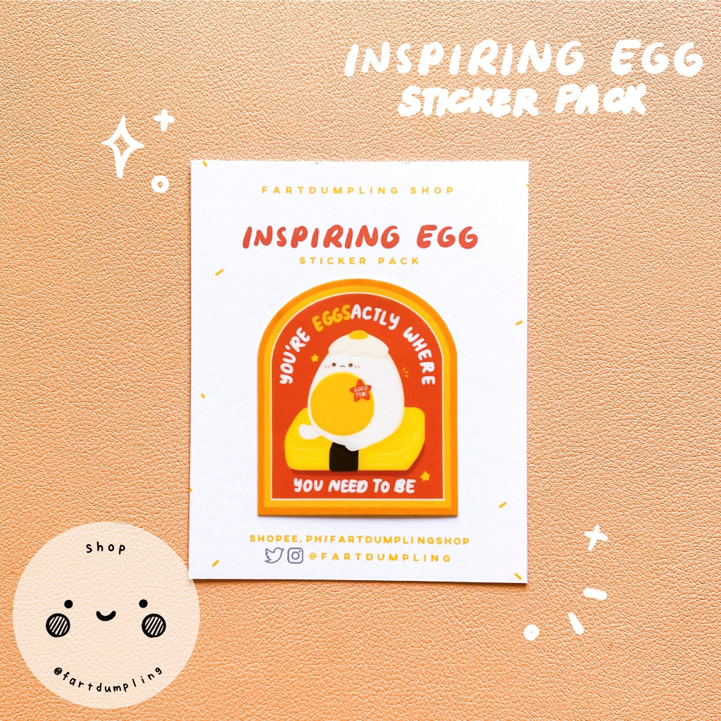 Inspiring Motivational Egg Sticker - Solo (1 pc.) | Shopee Philippines