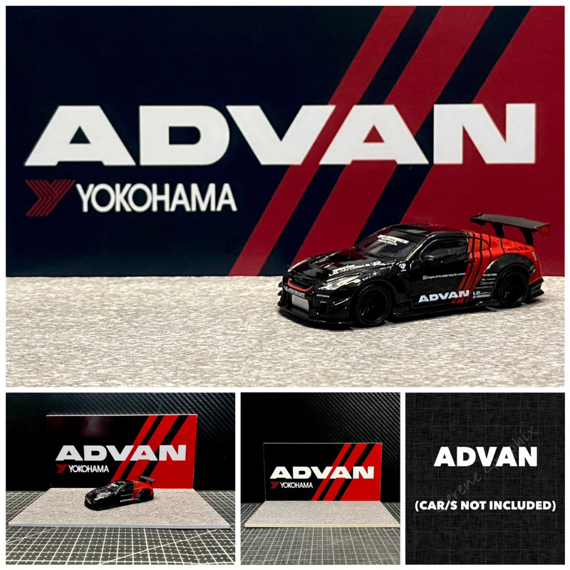 1:64 Scale Racing Livery Diorama for Diecast Cars - Hotwheels, Tomica ...