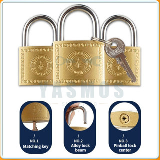 Heavy Duty Gate Padlock Stainless Steel Safety Padlock Universal Door ...