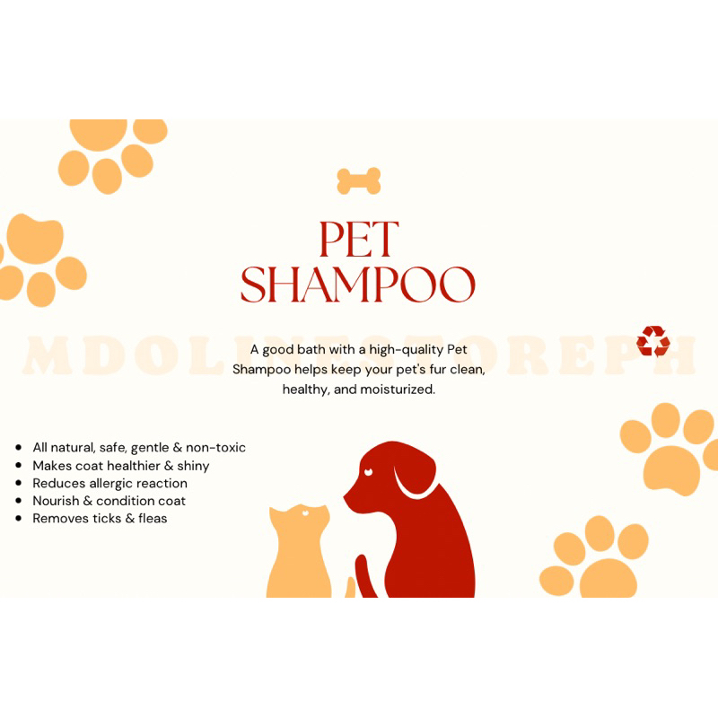 Sticker Label for Car Shampoo, Pet Shampoo and Handwash | Shopee ...