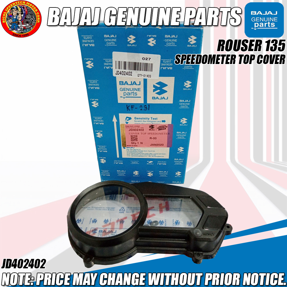ROUSER 135 SPEEDOMETER TOP COVER (KMC) (GENUINE: JD402402) | Shopee ...