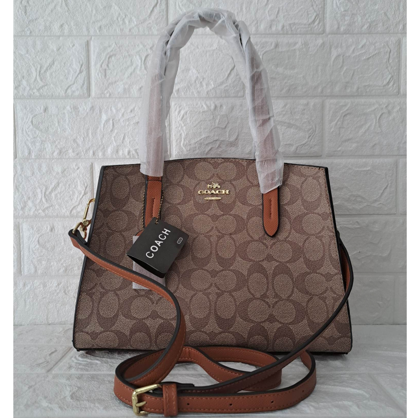 Coach Mirror Copy Shoulder Bag with dust bag and Authentication card ...
