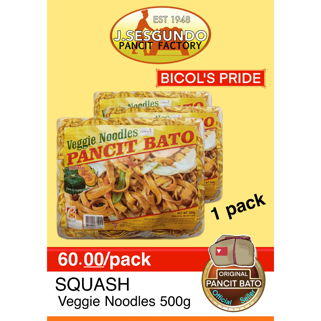 The Original Pancit Bato Squash Veggie Noodles | Shopee Philippines