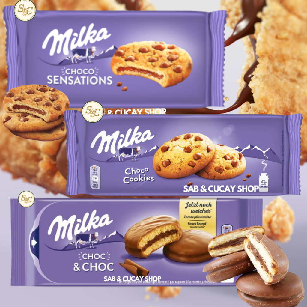 Milka Cookies Sensation Choco Filled Cookies / Choco Cookie Large ...