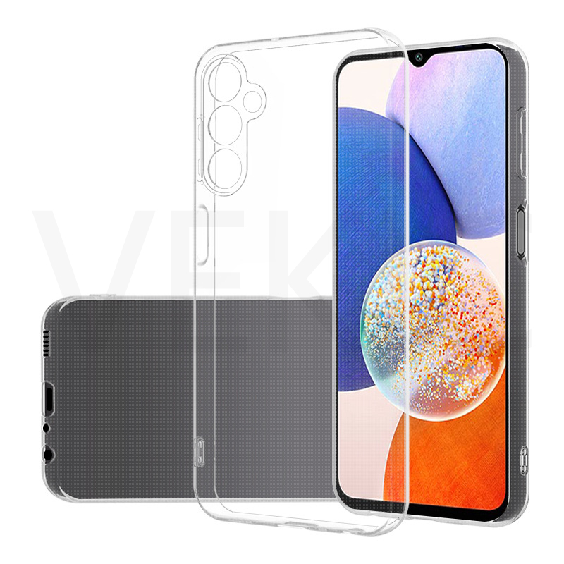 Samsung Galaxy A14 5G / A14 LTE/4G Case Transparent Silicone Soft Case ...