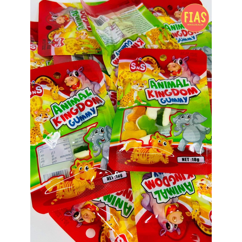 20 Packs Animal Kingdom Gummy / Paninda | Shopee Philippines
