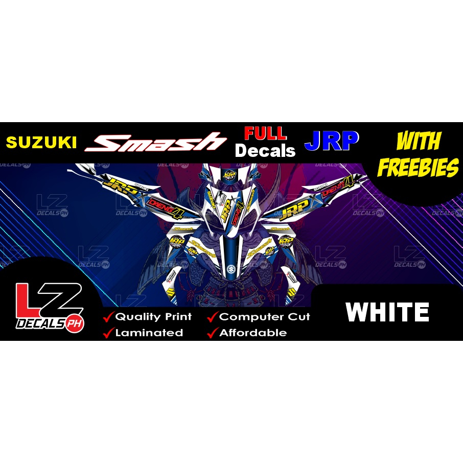 Suzuki Smash 115 JRP Full Decals / Stickers (with freebies) | Shopee ...