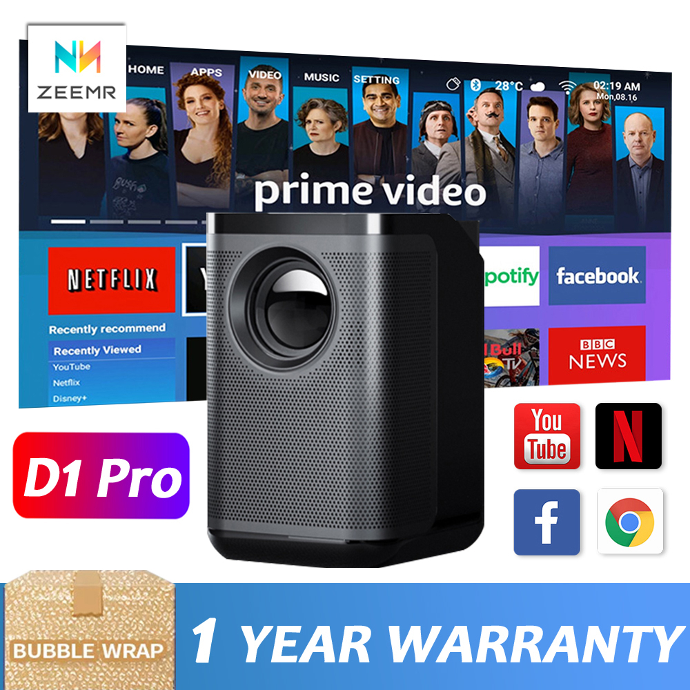 ZEEMR Diva Pro Mini Projector Home Smart Small Projector AI Support 4K ...