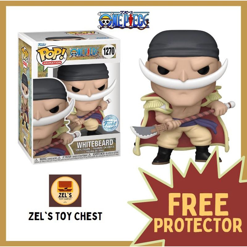 Funko Pop! One Piece: Whitebeard with Free Protector [Zel's Toy Chest ...