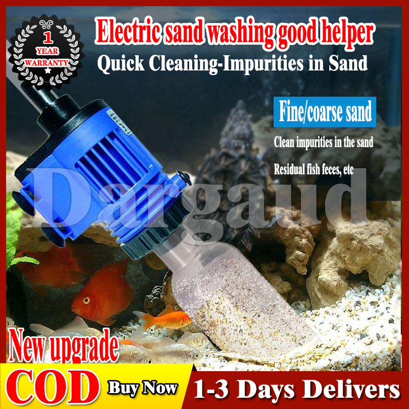 220V Electric Aquarium Water Change Pump Cleaning Tools Water Changer ...