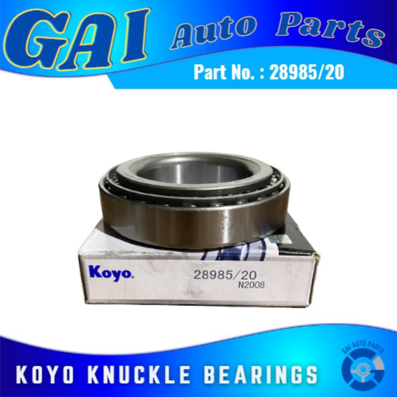 KOYO Bearings for ISUZU Elf (28985/20) | Shopee Philippines