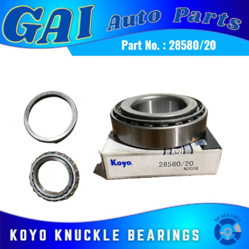 Koyo Knuckle Bearings Cone and Cup (28580/20) | Shopee Philippines