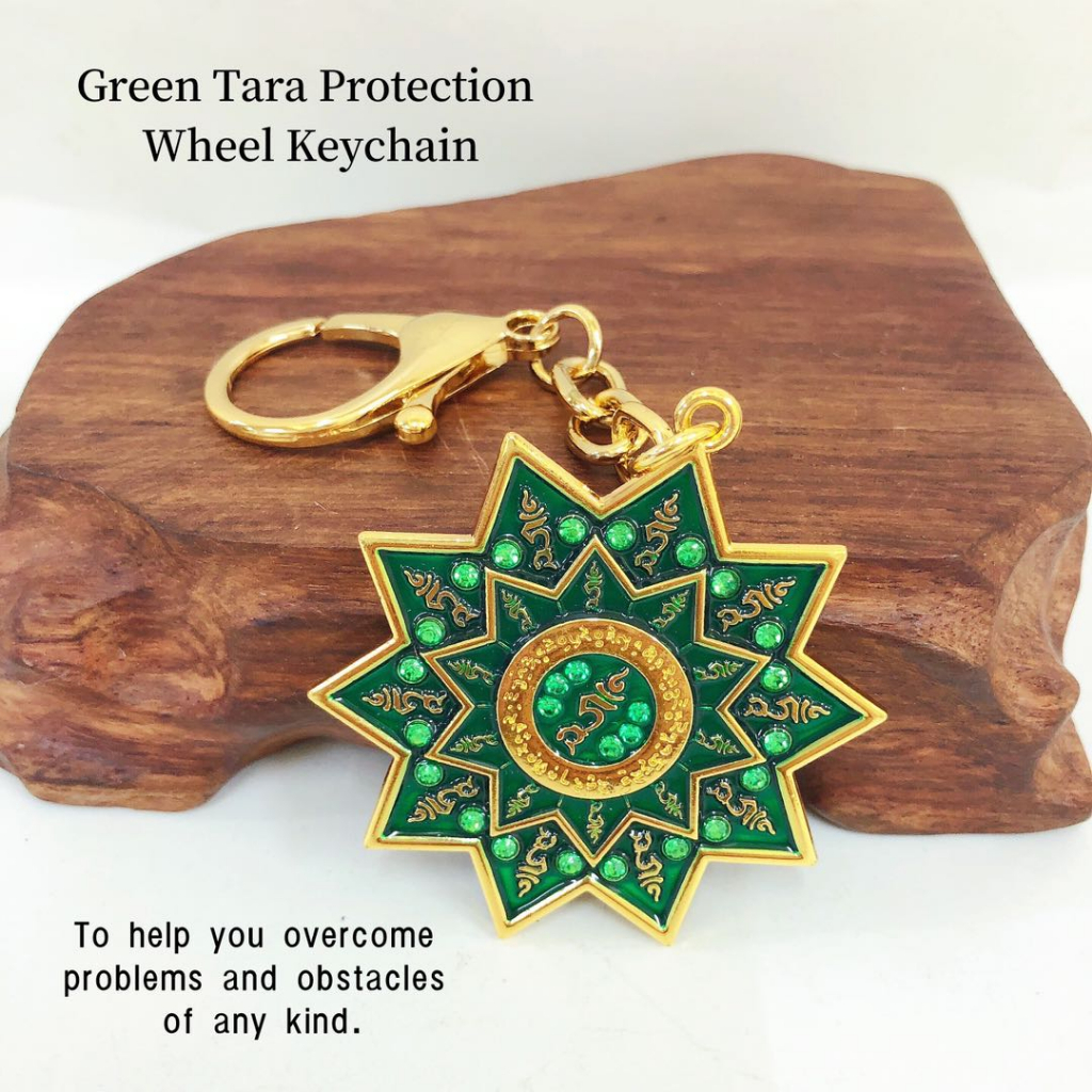Fengshui Green Tara Protection Wheel Keychain | Shopee Philippines