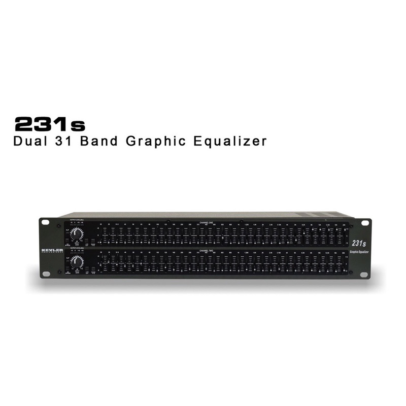 KEVLER EQ-231SUB DUAL 31 BAND GRAPHIC EQUALIZER | Shopee Philippines