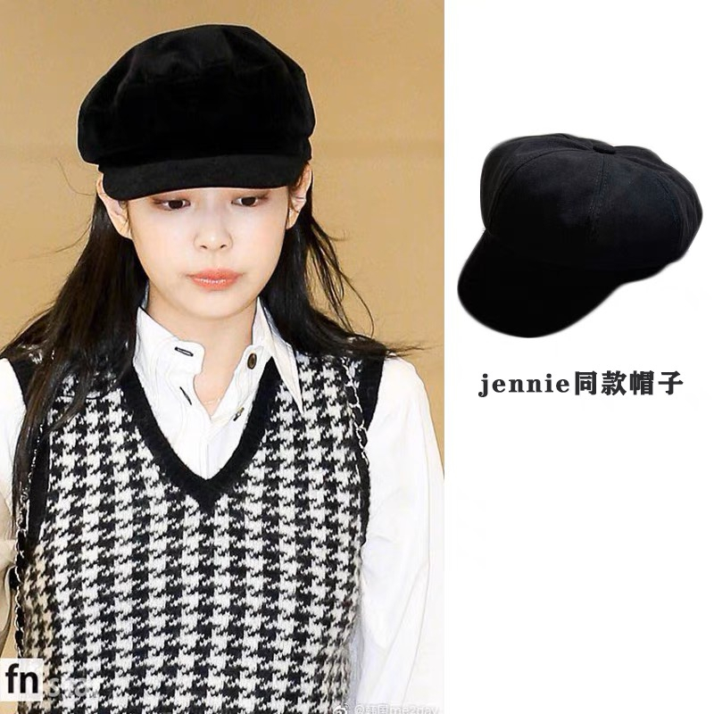 Korean popular Beret Women's Fashion Corduroy design Beret | Shopee ...