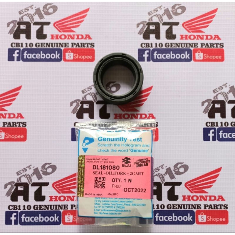 Replacement (CT100) Front shock 1pc oil seal (can be used on Honda ...