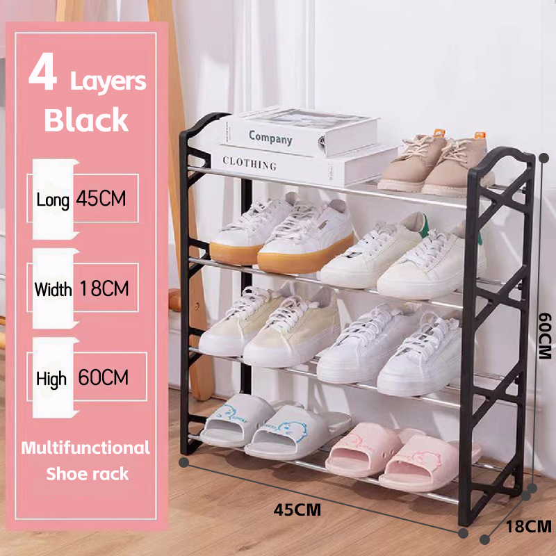 SALVO 4 layer 5 layer simple shoe rack shoe cabinet student dormitory ...