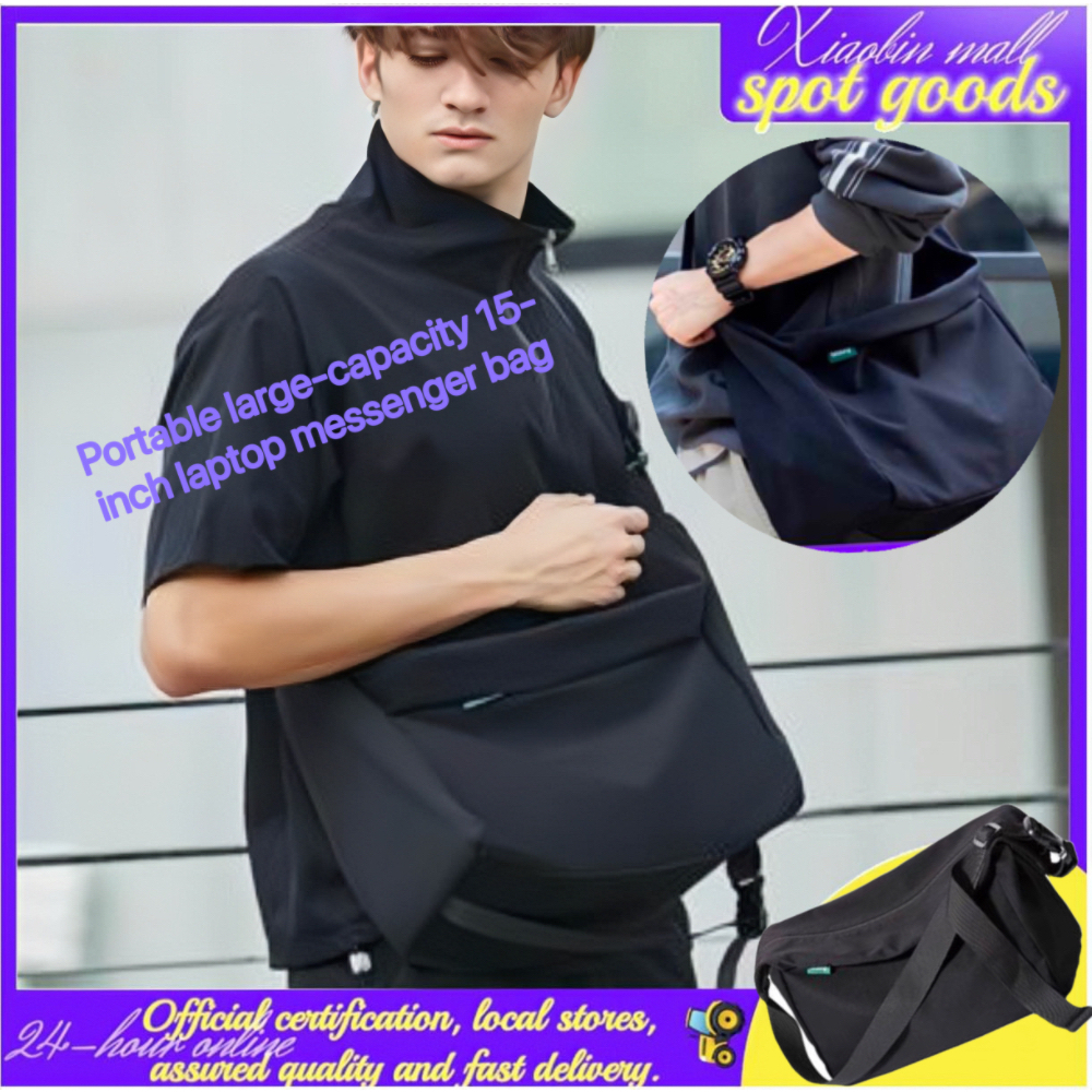 Japanese Style Shoulder Bag Trendy Casual Messenger Male Student Sports ...