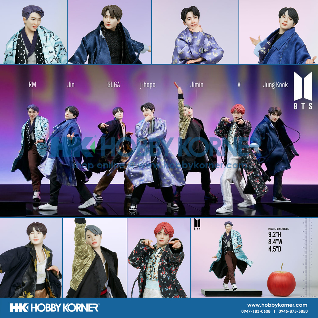 (IN STOCK) SIDESHOW COLLECTIBLES BTS Collection SET of 7 Deluxe Statues ...