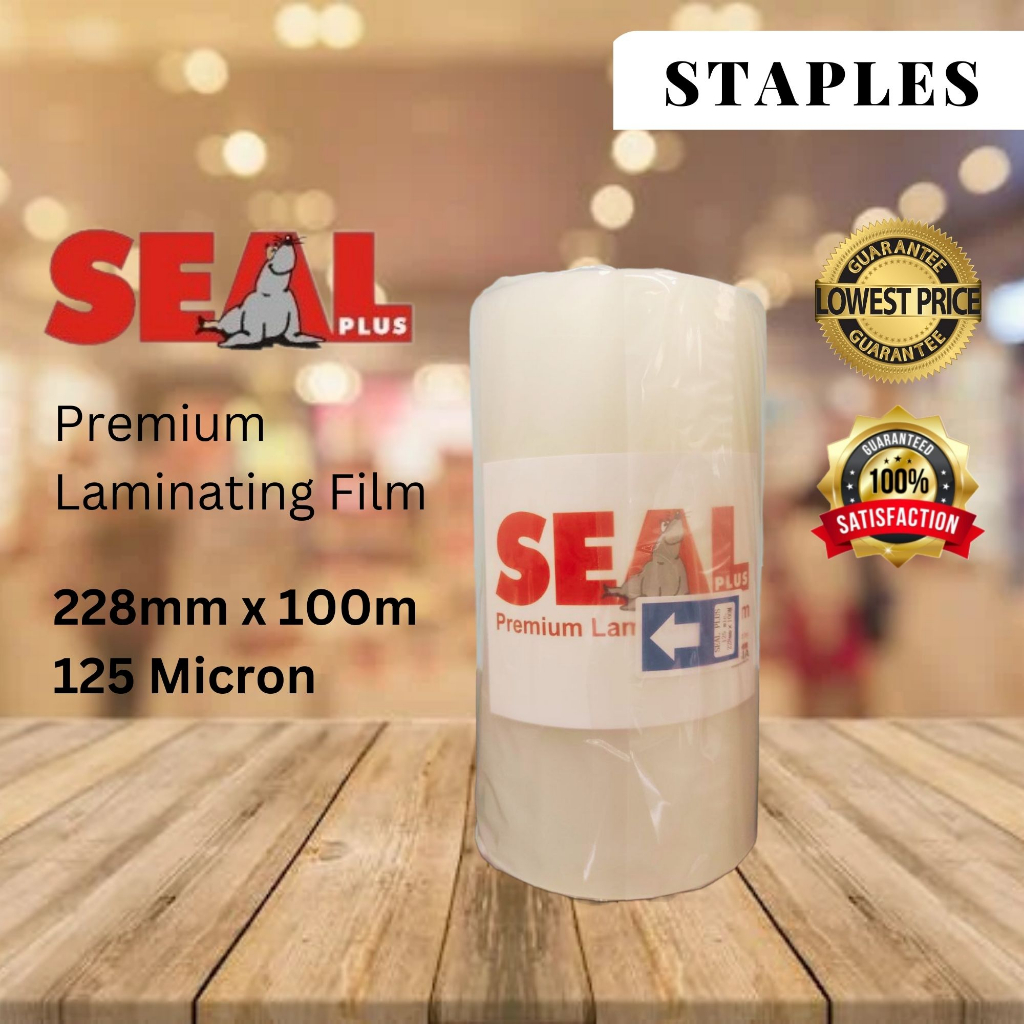 Seal Plus Premium Laminating Roll Film, 228mm, 125 microns & 250 ...