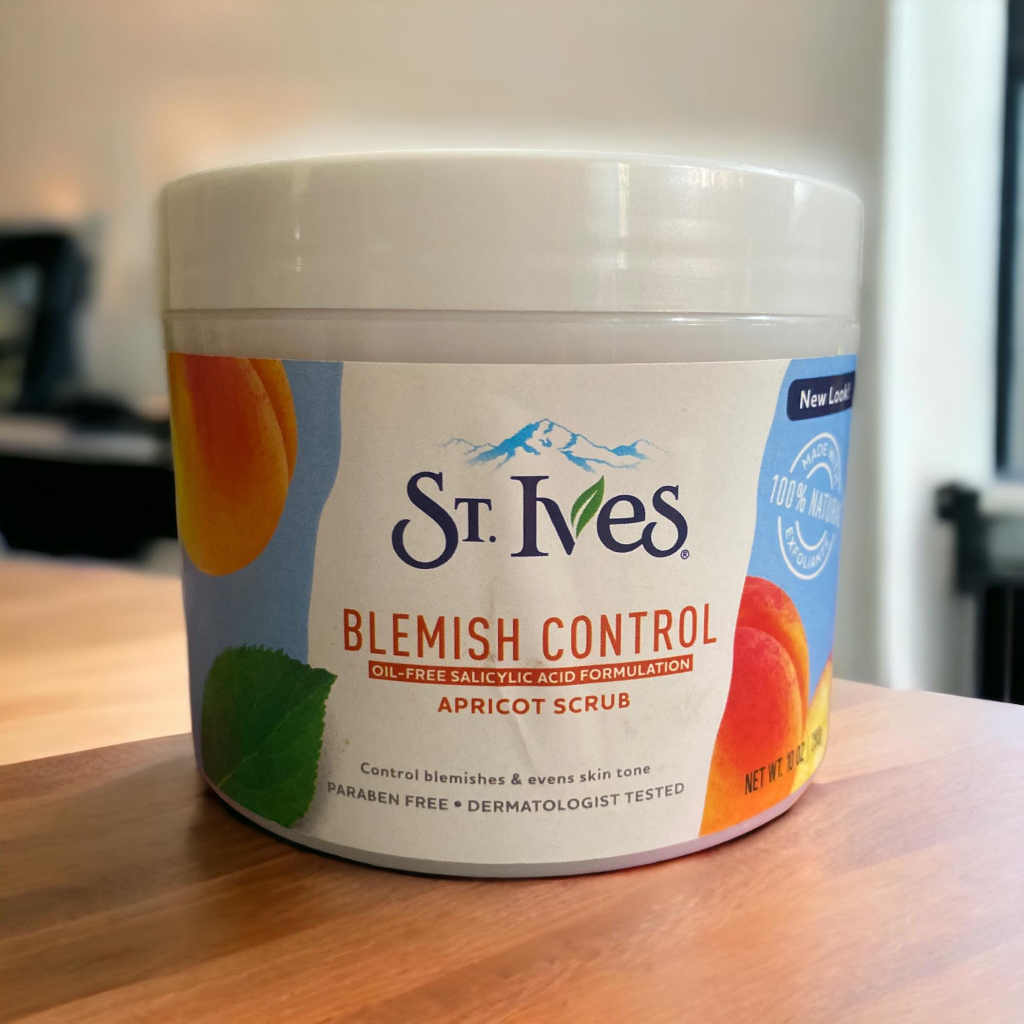 ST.IVES BLEMISH CONTROL APRICOT SCRUB JAR 283G | Shopee Philippines