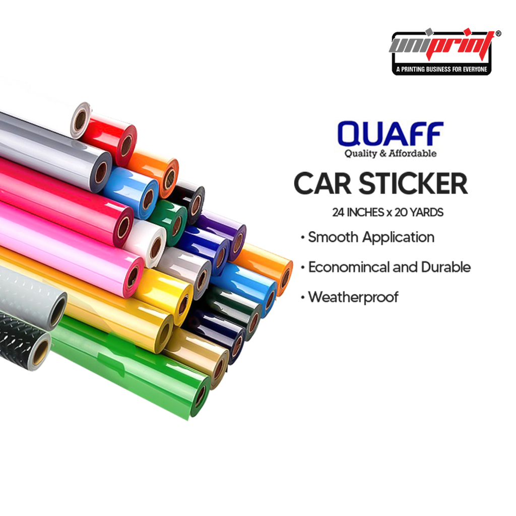 QUAFF Car Sticker 24"x10yards (1ROLL) | Shopee Philippines