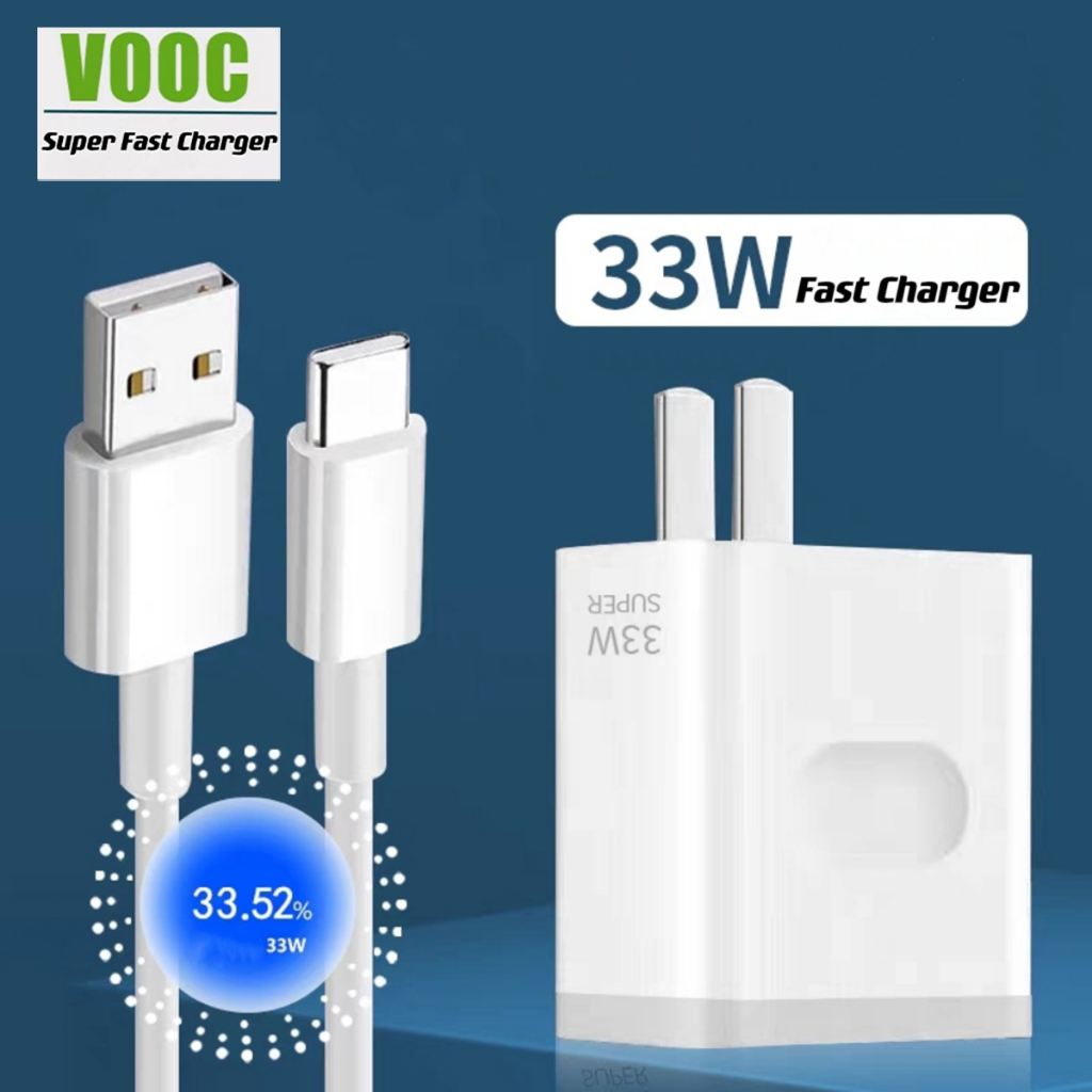 33W Super Charging Wall Flash Charger With Type-C Micro USB Cable ...