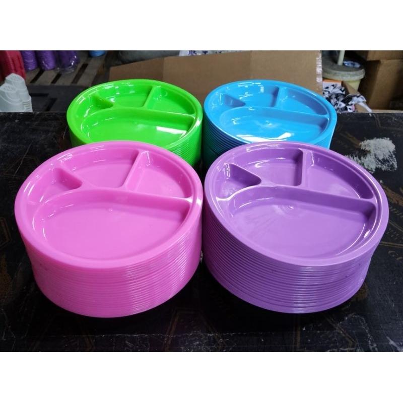 #2201 Reusable Plastic Plate (12PCS./Dozen) | Shopee Philippines