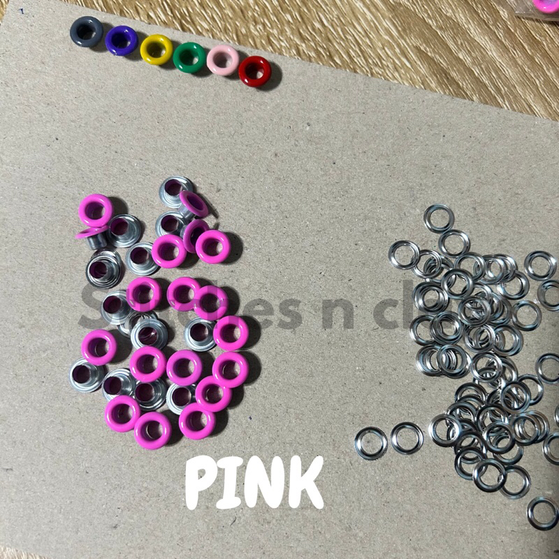 SnC 5mm Colored Eyelet with Washer 50pairs/pack | Shopee Philippines