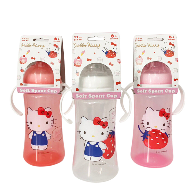 Hello Kitty T. Cup 11oz 2 Handle Soft Spout Cup Pink/Red/White | Shopee ...