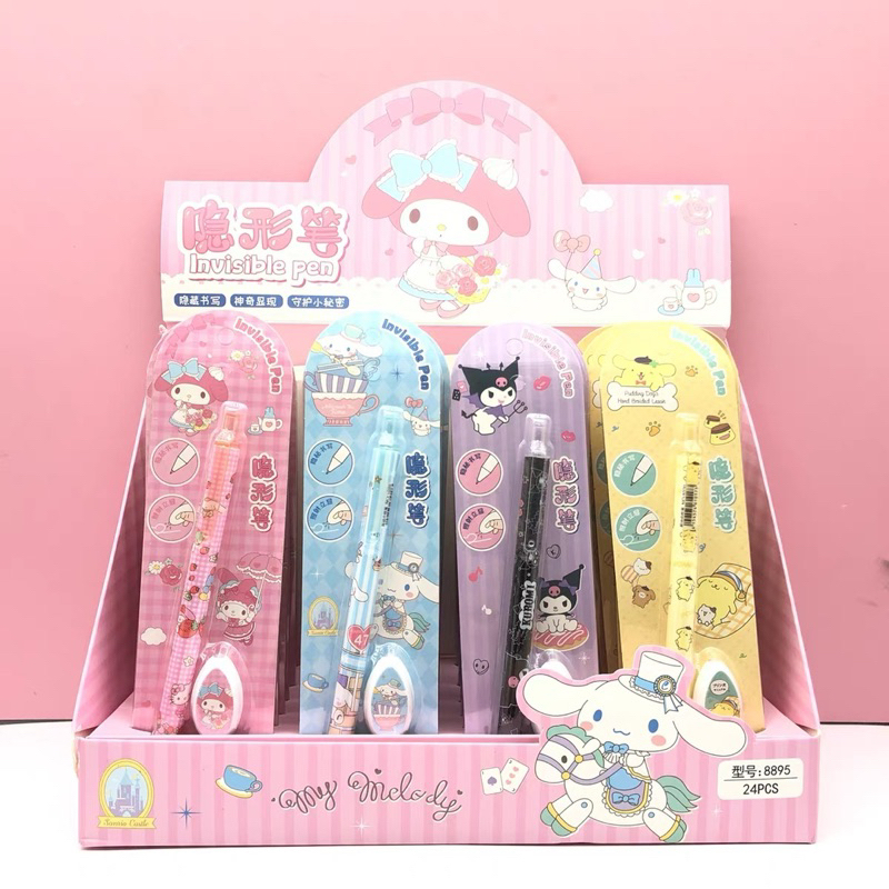 Sanrio Invisible Ink Pen with UV Light Secret Message Pen Spy Pens ...