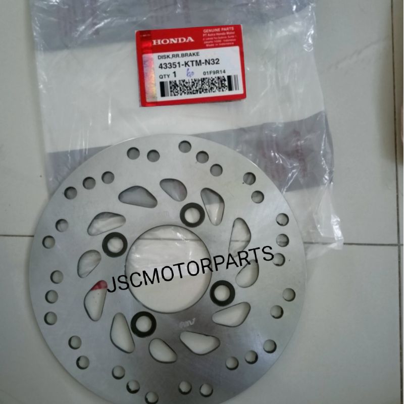 GENUINE XRM 125 TRINITY/MOTARD REAR BRAKE DISK PLATE | Shopee Philippines